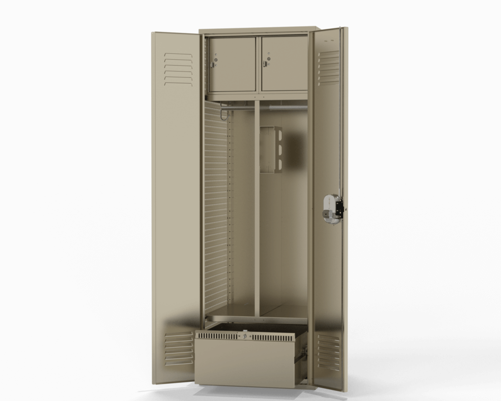 PATRIOT® FULLY FRAMED GEAR LOCKERS - Robinson Steel Co.
