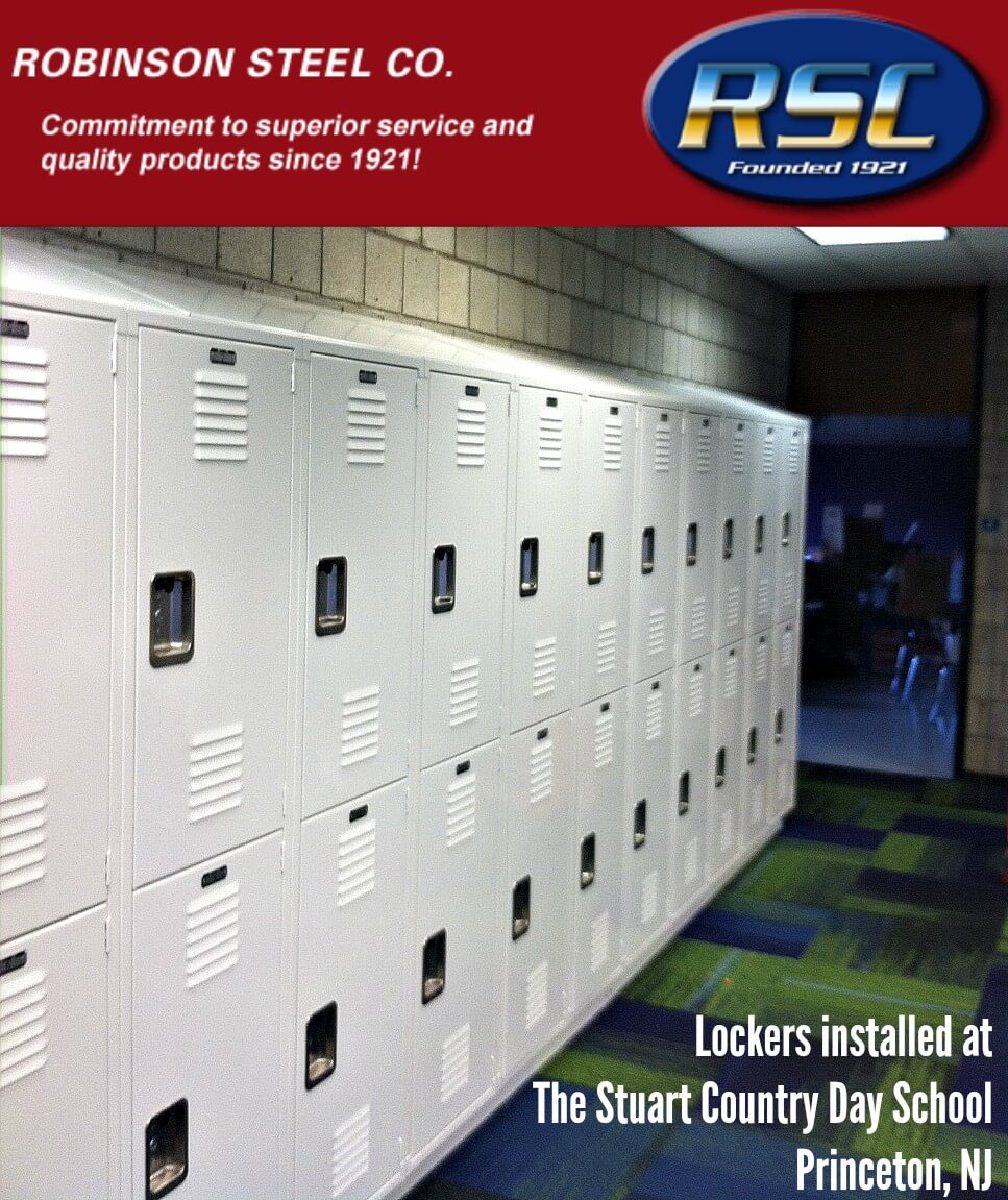The Stuart School Lockers Installation - Robinson Steel Co.
