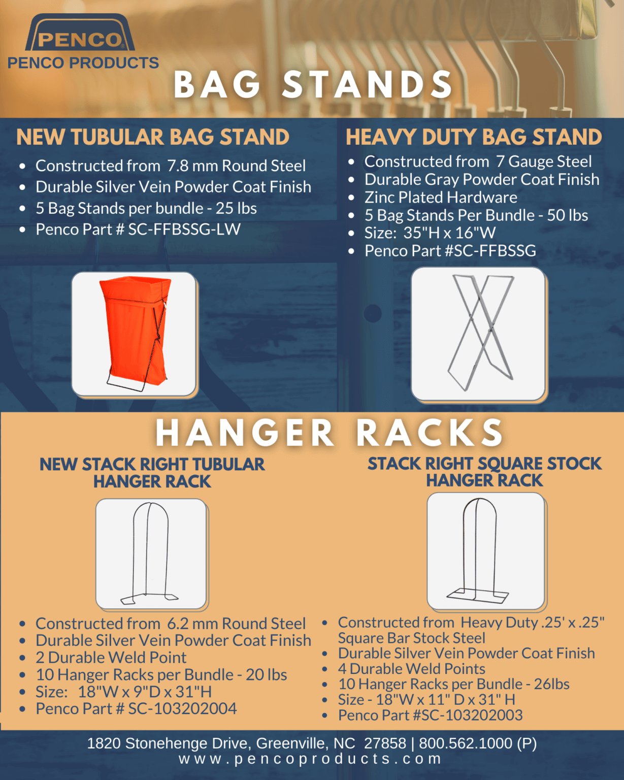 Penco Laundry Bag Stand - Robinson Steel Co.