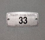 Republic Number Plates With Pop Rivets - Robinson Steel Co.