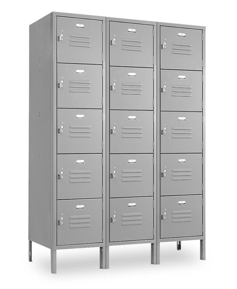 Penco Vanguard Lockers 5 Tier x 3 Wide - Robinson Steel Co.