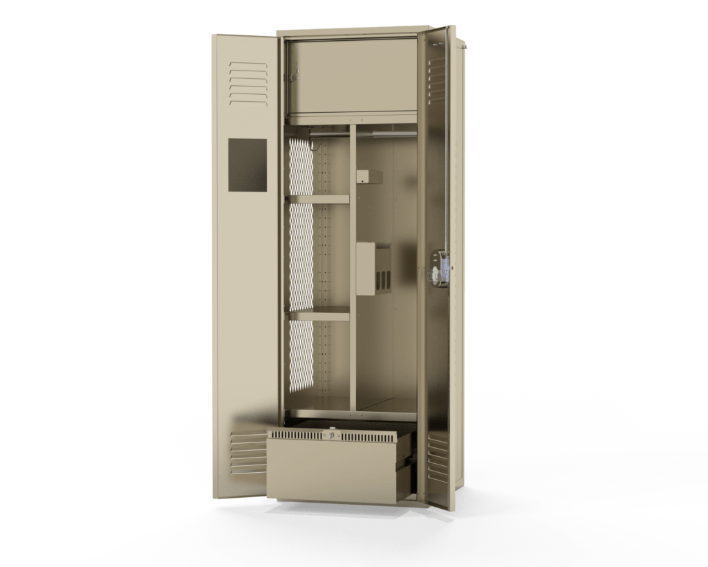 PATRIOT® FULLY FRAMED GEAR LOCKERS - Robinson Steel Co.
