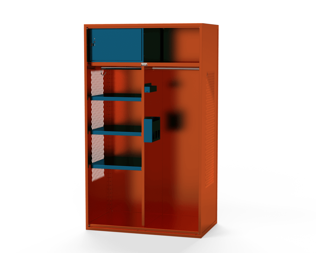 PATRIOT® FULLY FRAMED TURNOUT LOCKERS - Robinson Steel Co.