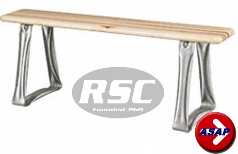 ADA Wall Mounted Locker Room Bench - Robinson Steel Co.