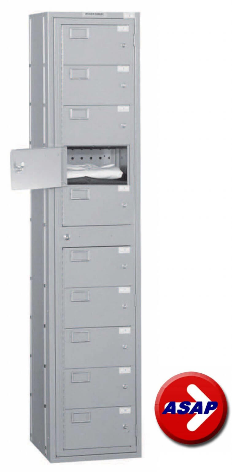 Penco 10 Compartment Folded Garment Dispenser - Robinson Steel Co.